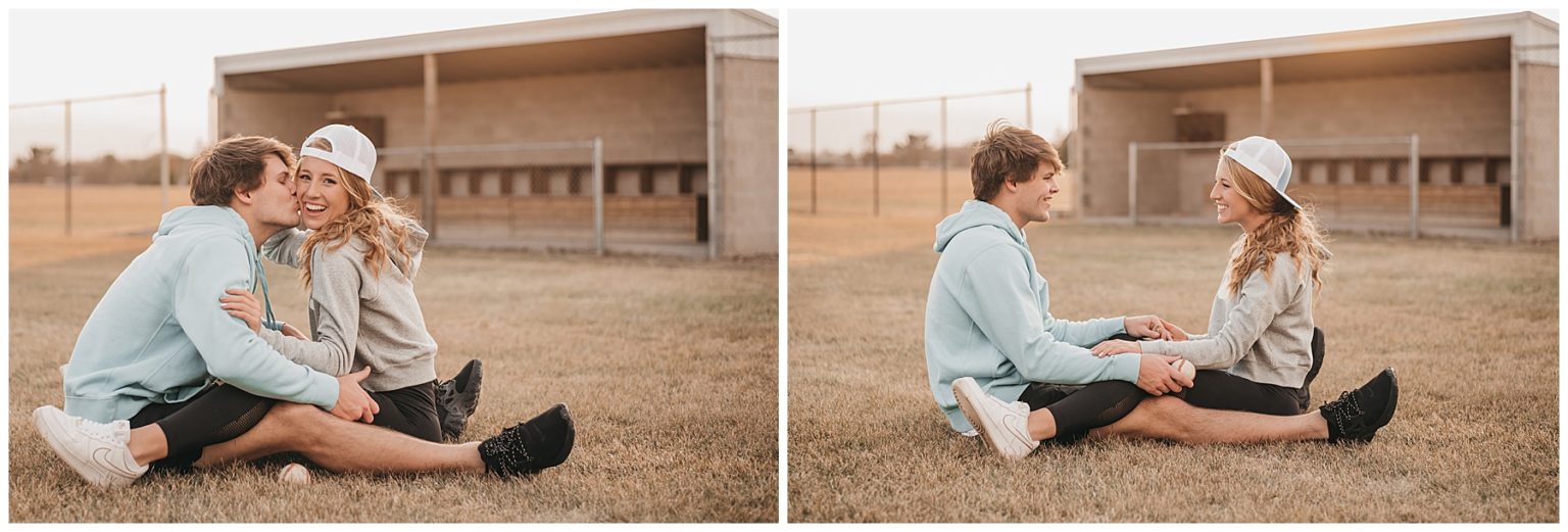 Couples Baseball Photoshoot - esquaredphotography.com